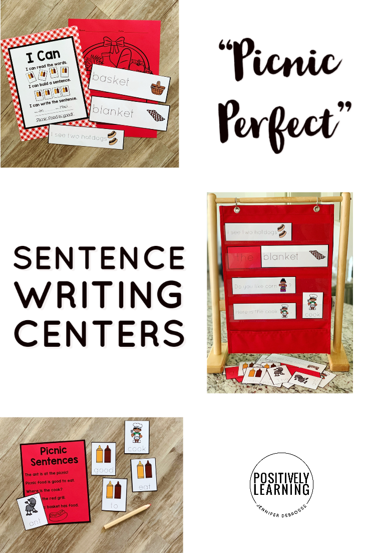 Picnic Writing Centers - Positively Learning