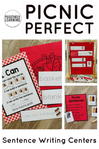 Picnic Writing Centers - Positively Learning