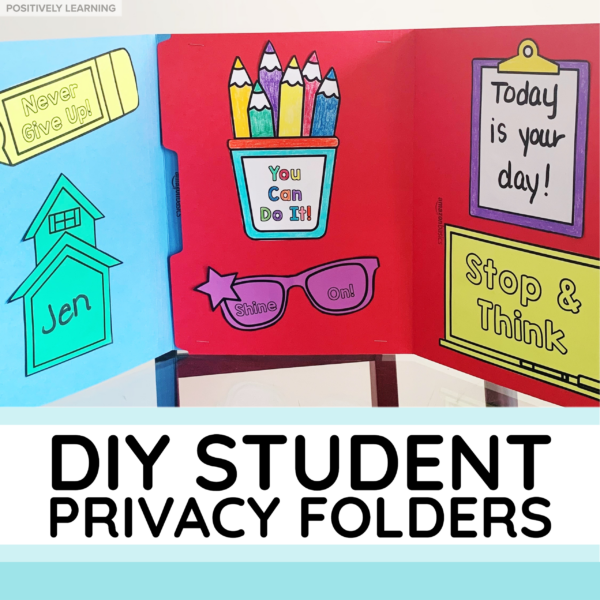 Student Privacy Folders - Positively Learning