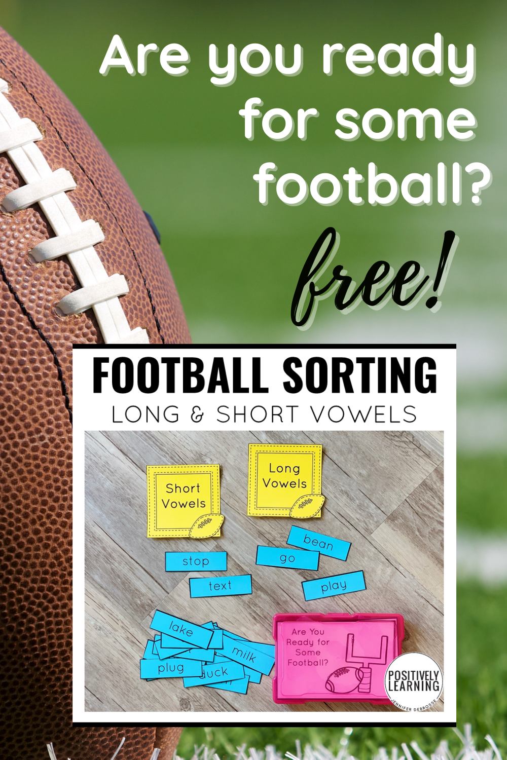 Are You Ready for a Football Freebie? - Positively Learning