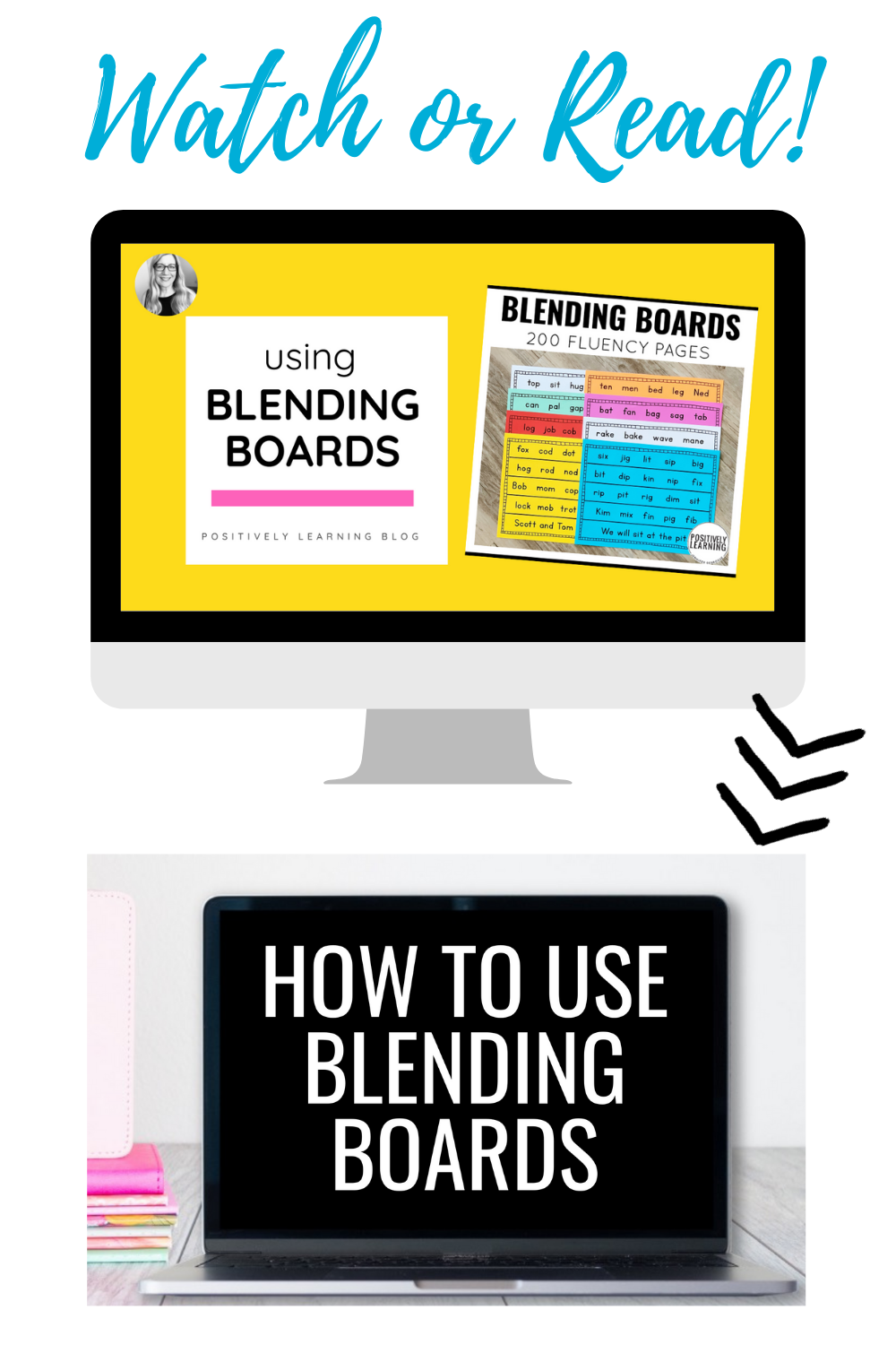 Blending Boards for Phonics Fluency - Positively Learning