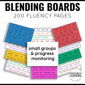 Blending Boards for Phonics Fluency - Positively Learning