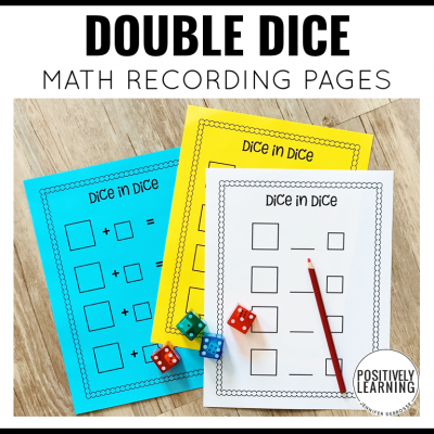 Dice Math Centers - Positively Learning