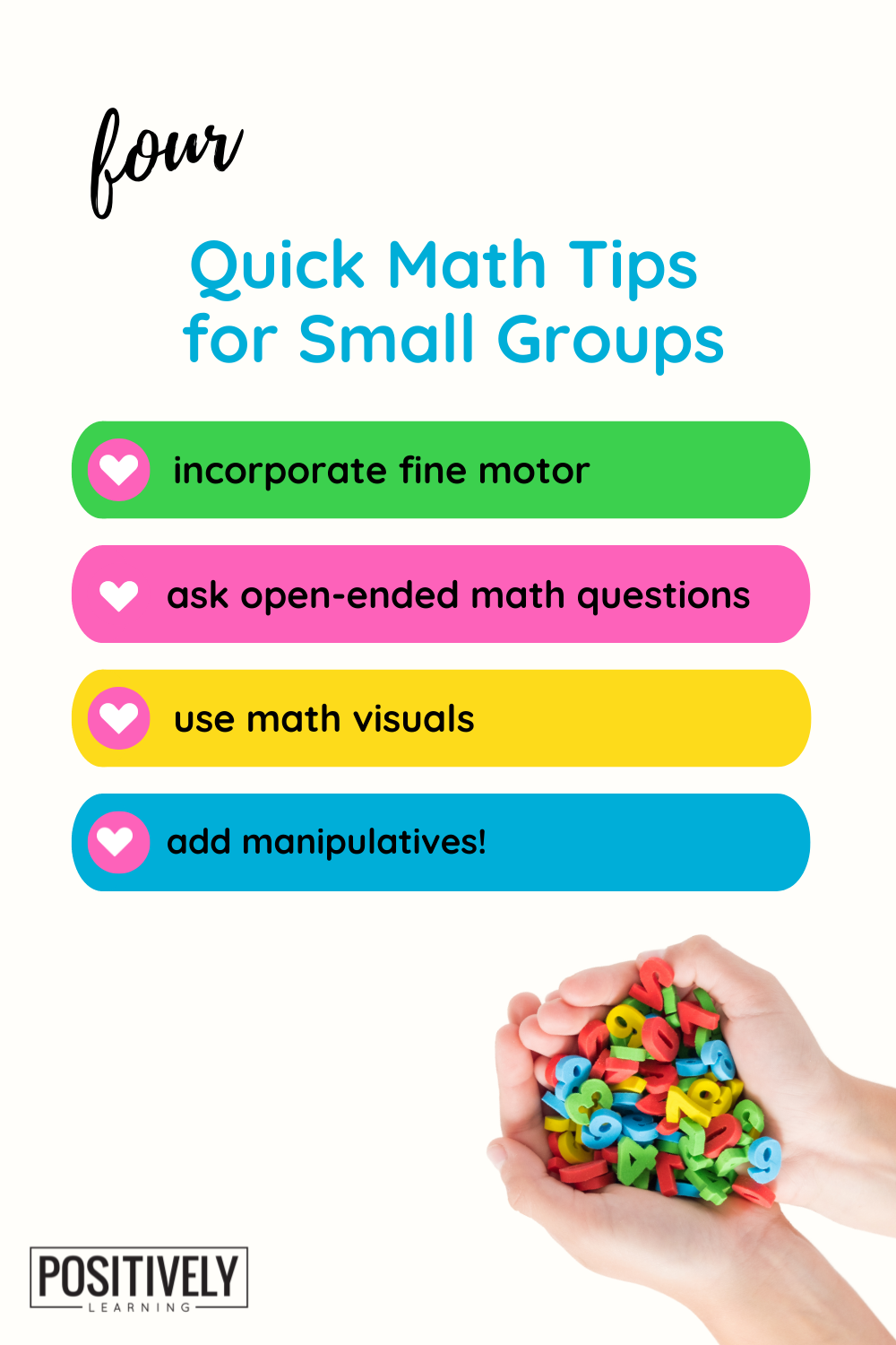 Math Small Group Activities - Positively Learning