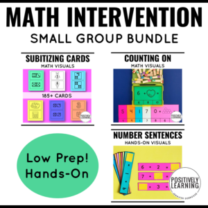 Math Small Group Activities - Positively Learning