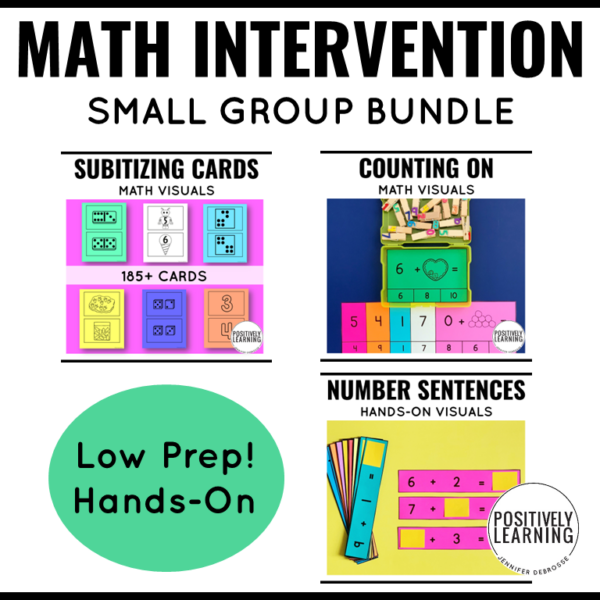 Math Small Group Activities - Positively Learning