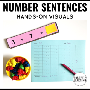 Number Sentences - Positively Learning
