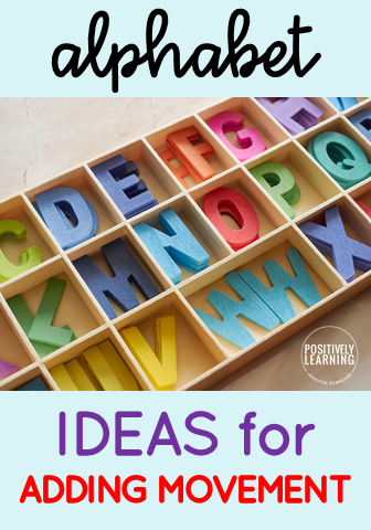 Alphabet Movement Activities - Positively Learning