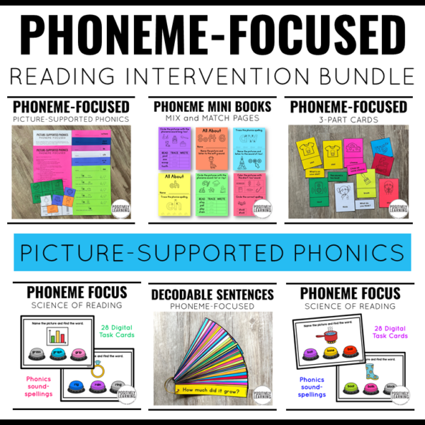 Phonics Lessons for Intervention - Positively Learning
