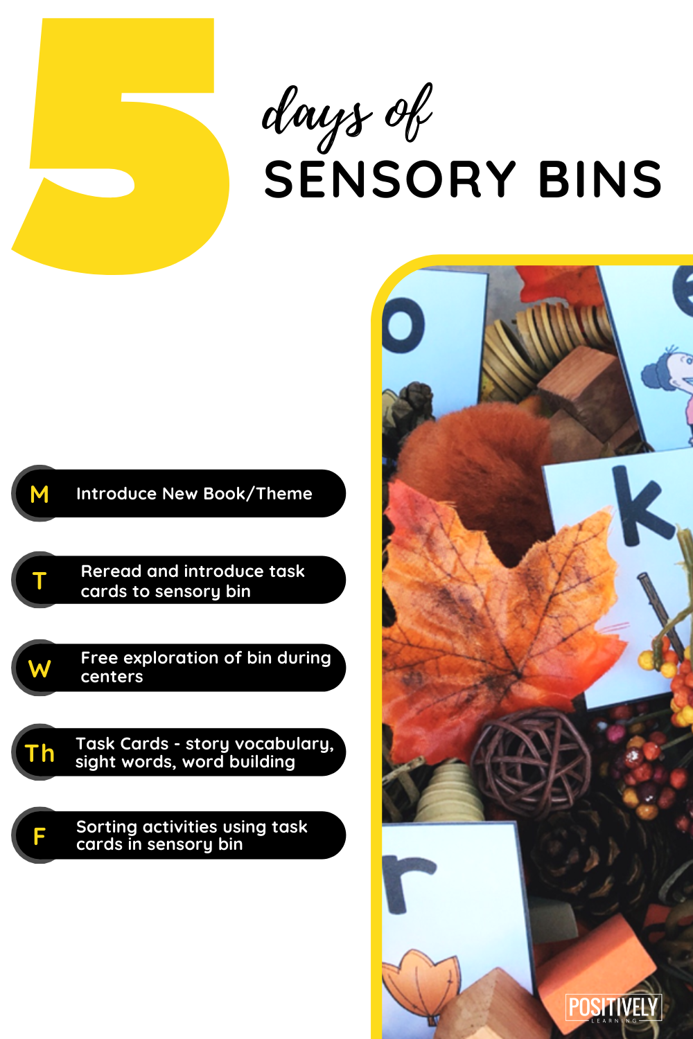 Fall Sensory Bins - Positively Learning