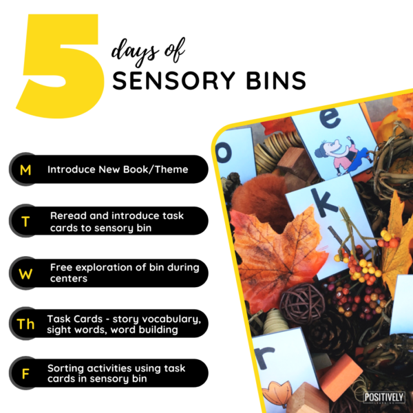 Fall Sensory Bins - Positively Learning