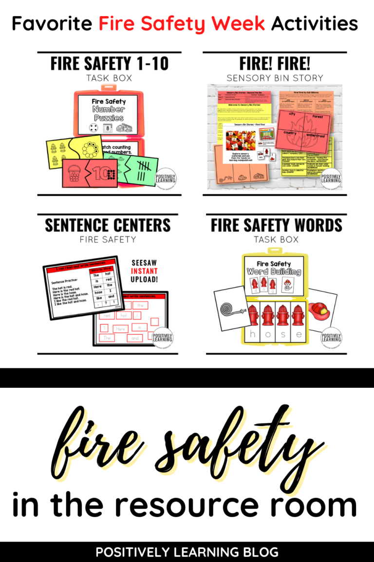 Fire Safety Week Activities - Positively Learning