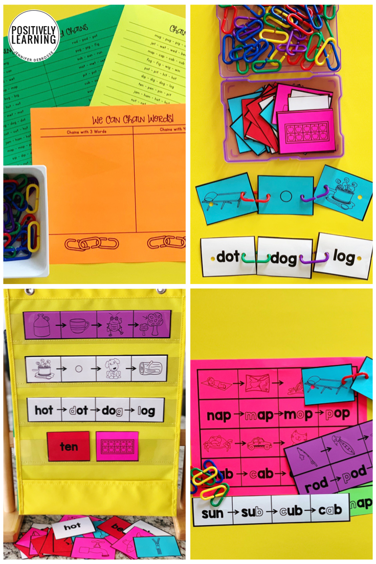 Word Chaining Activities - Positively Learning