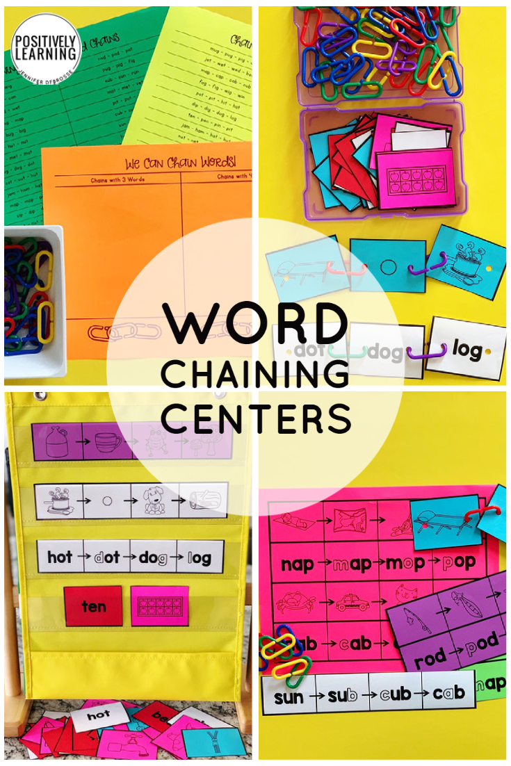 Word Chaining Activities - Positively Learning