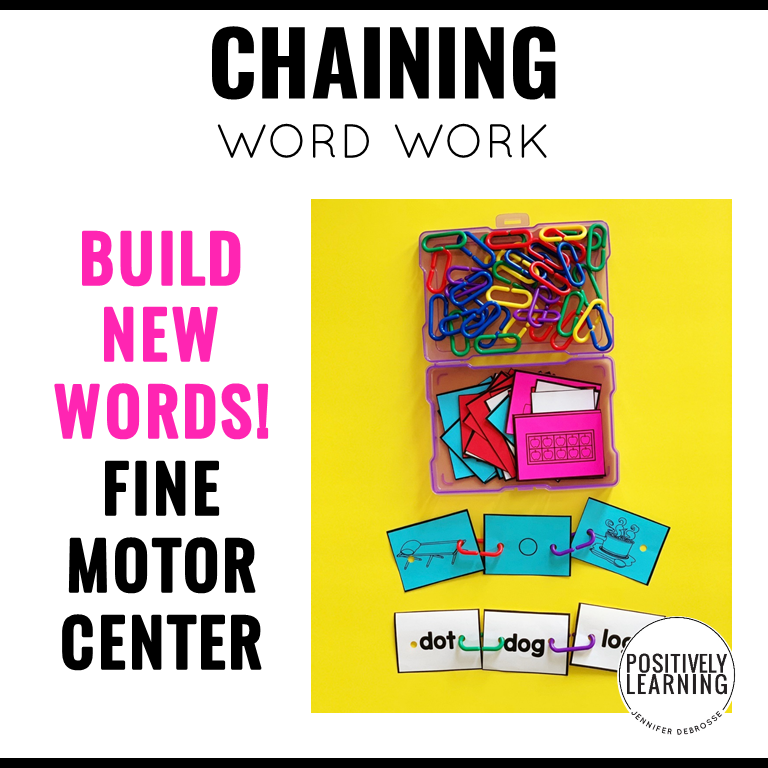 Word Chaining Activities - Positively Learning