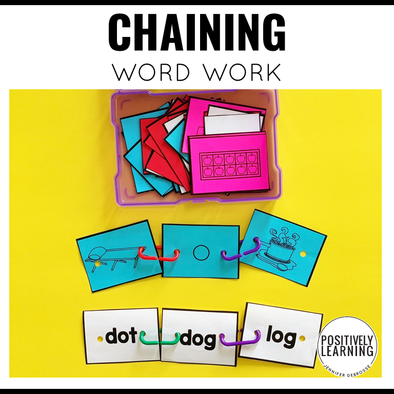 Word Chaining Activities - Positively Learning