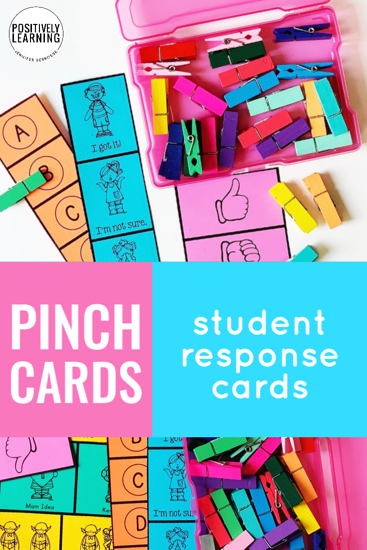 Pinch Cards for Student Engagement - Positively Learning