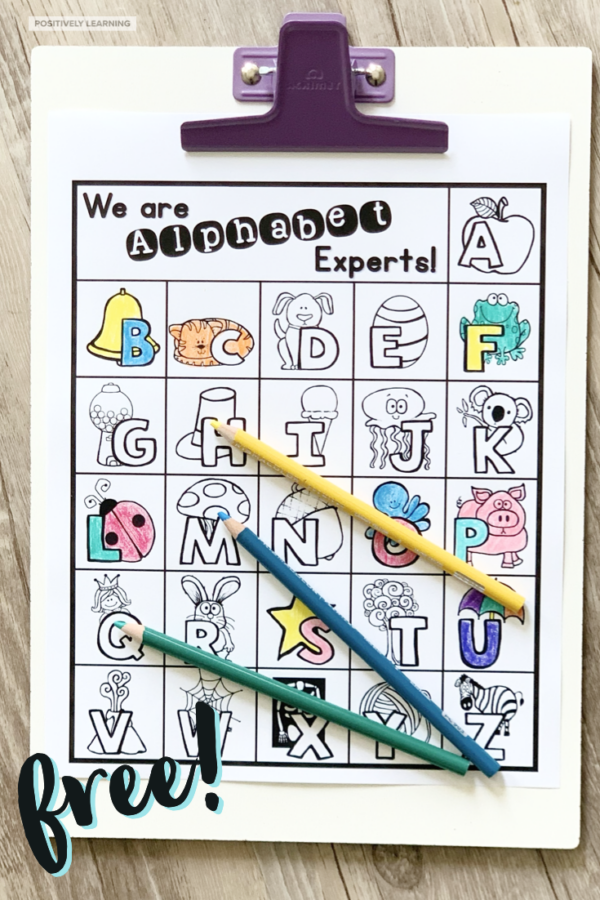 Alphabet Visual Tracker - Positively Learning