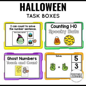 Hands-on Halloween Ideas for Small Math Groups - Positively Learning