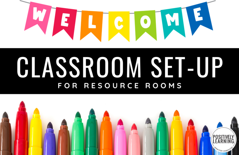 Resource Room Set-Up