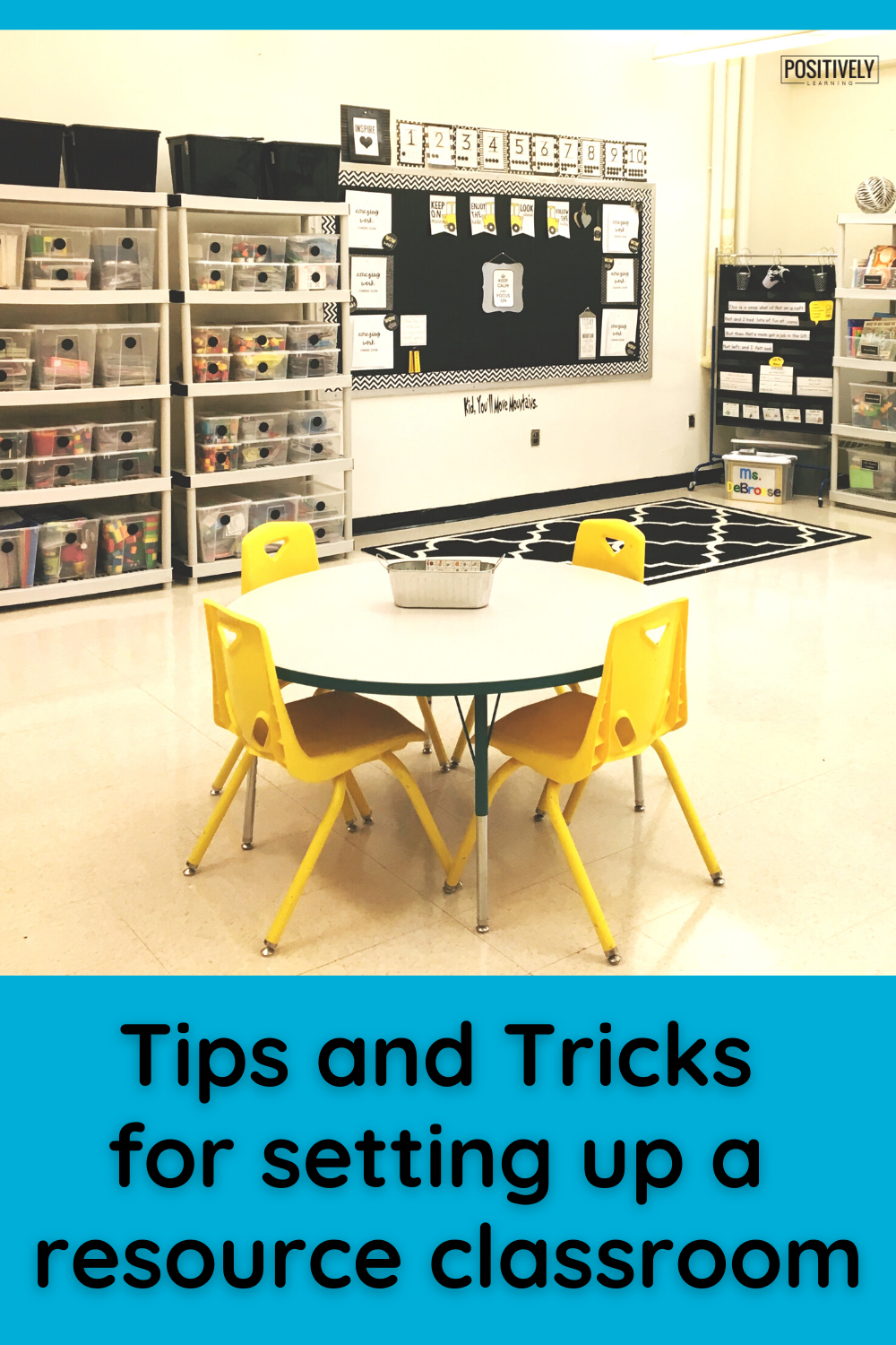 Resource Room Set-Up - Positively Learning