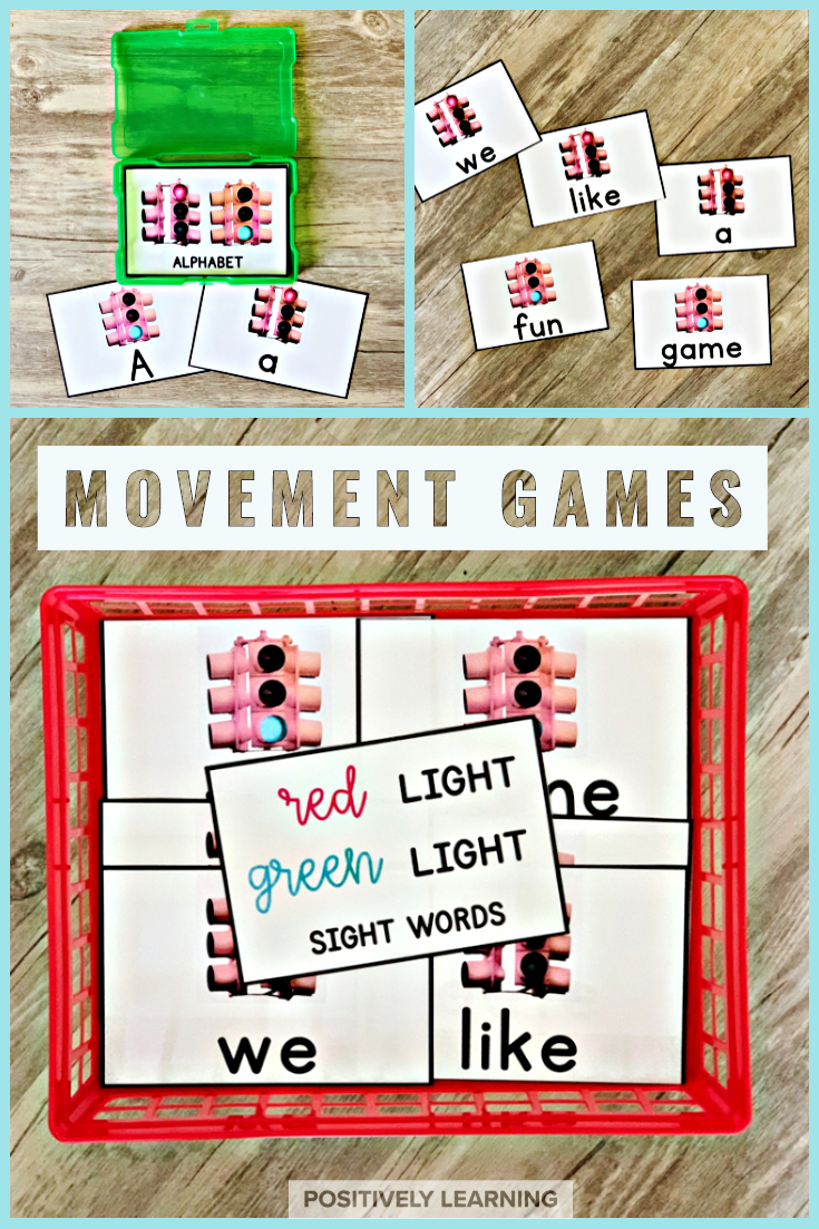 Red Light Green Light Sight Words Games - Positively Learning