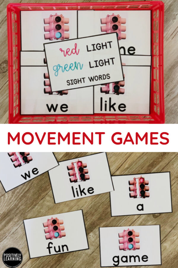Red Light Green Light Sight Words Games - Positively Learning
