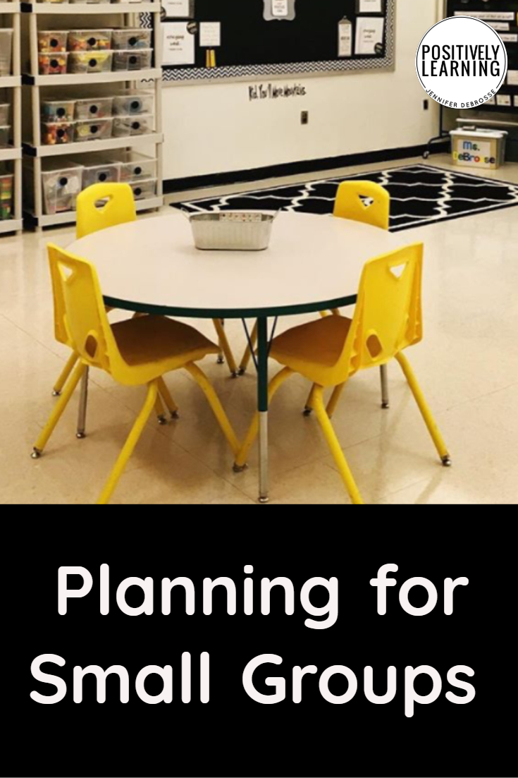 Small Group Planning - Positively Learning