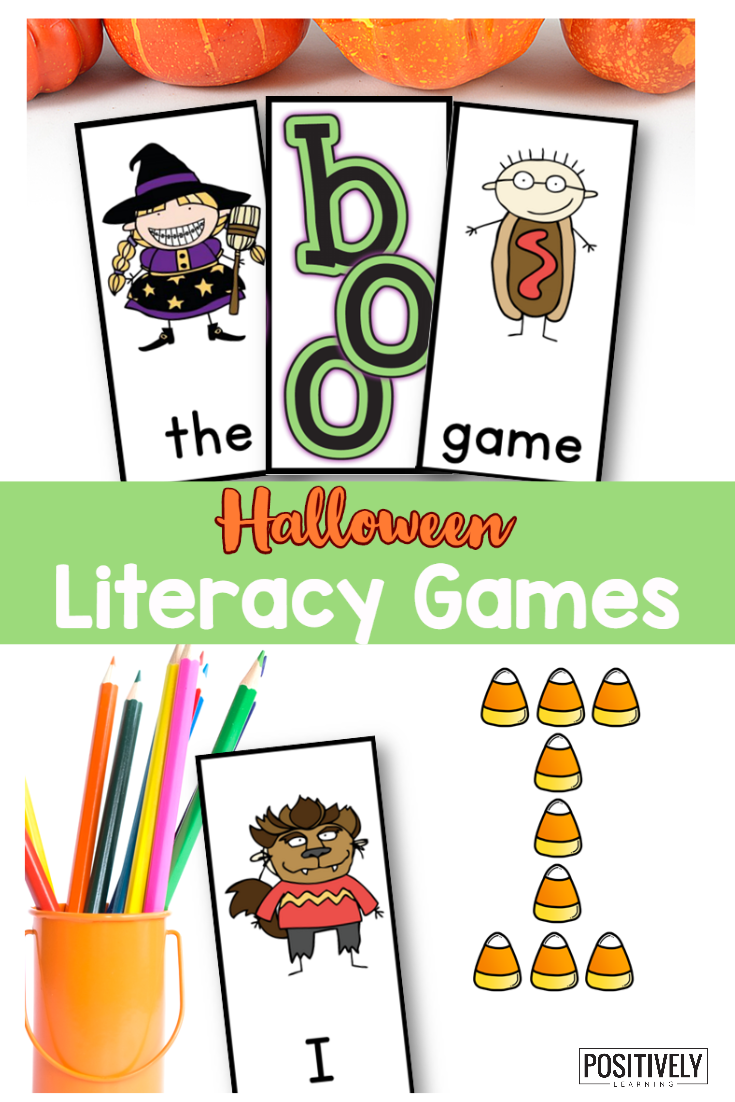Literacy Intervention Ideas for Halloween - Positively Learning