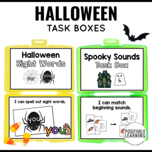 Literacy Intervention Ideas for Halloween - Positively Learning