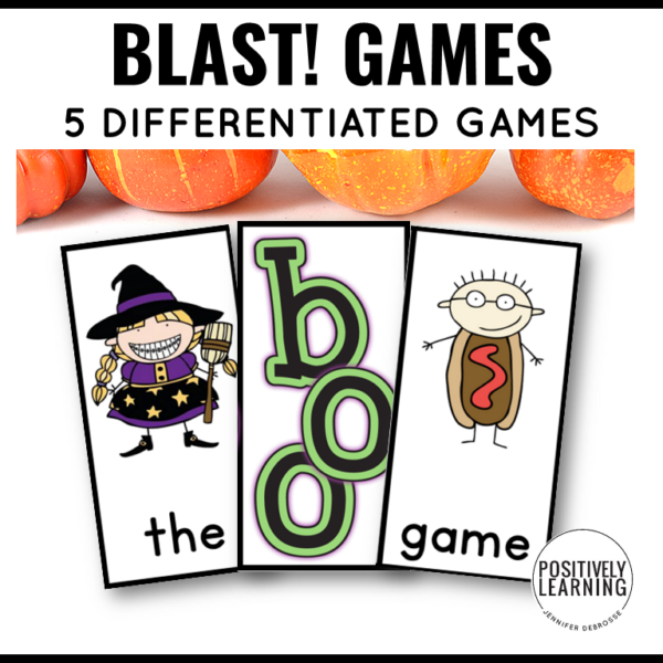 Literacy Intervention Ideas for Halloween - Positively Learning