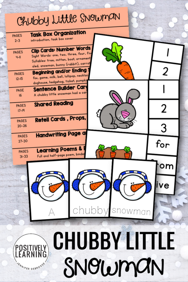 Snowman Fun for the Classroom - Positively Learning