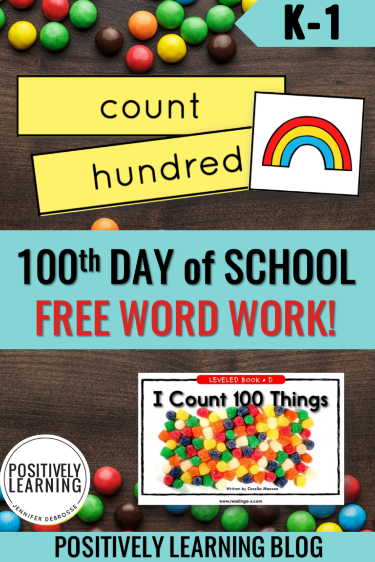 100th Day of School - Positively Learning