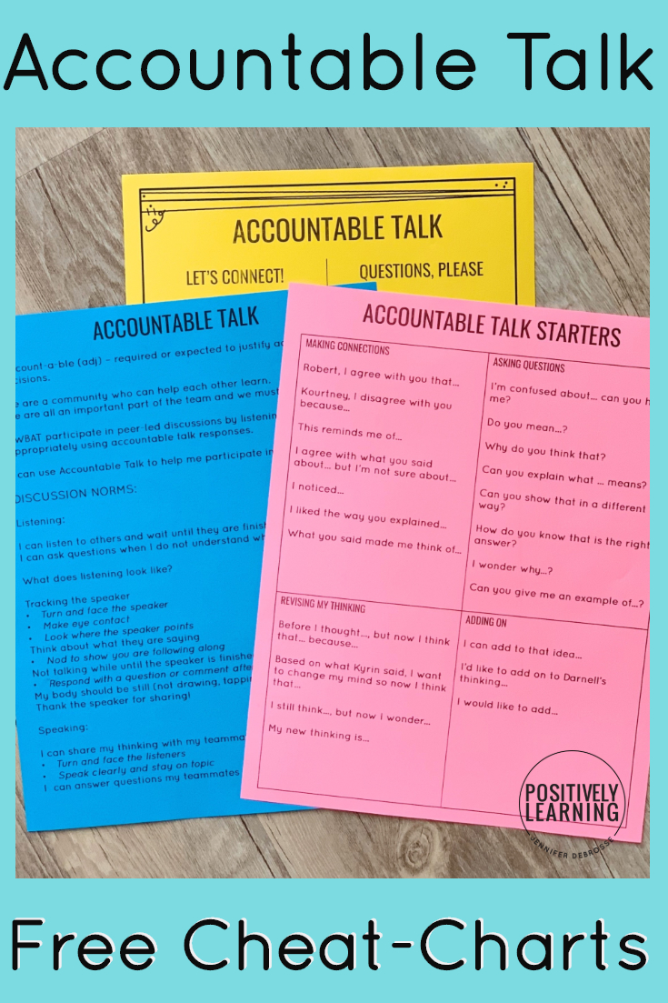 Accountable Talk - Positively Learning