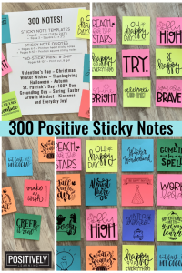 Positive Sticky Notes - Positively Learning