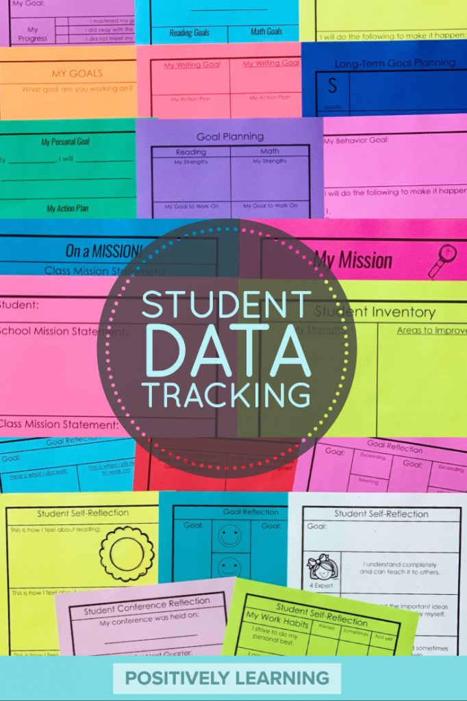 Student Data Tracking Sheets - Positively Learning