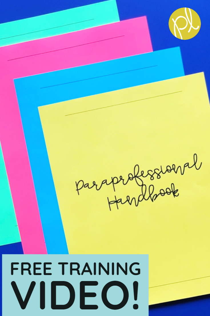 Paraprofessional Training Manual - Positively Learning