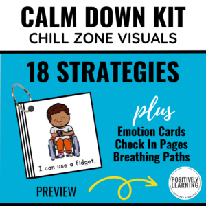 Chill Skills Calming Strategies - Positively Learning