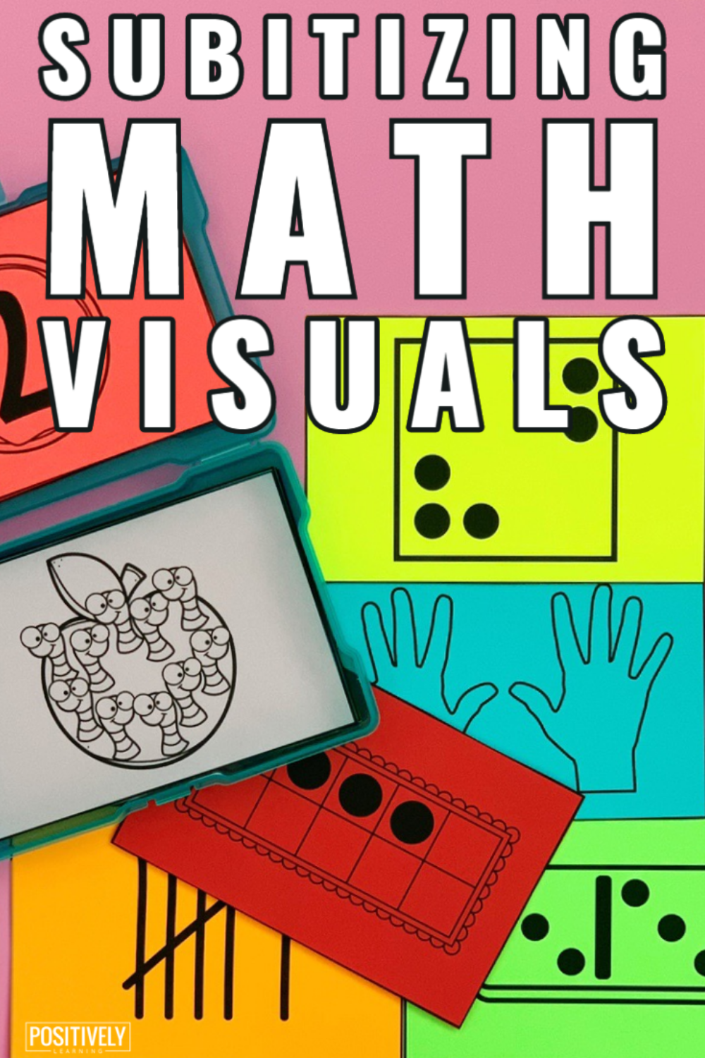 Subitizing Visual Cards for 1-10 - Positively Learning
