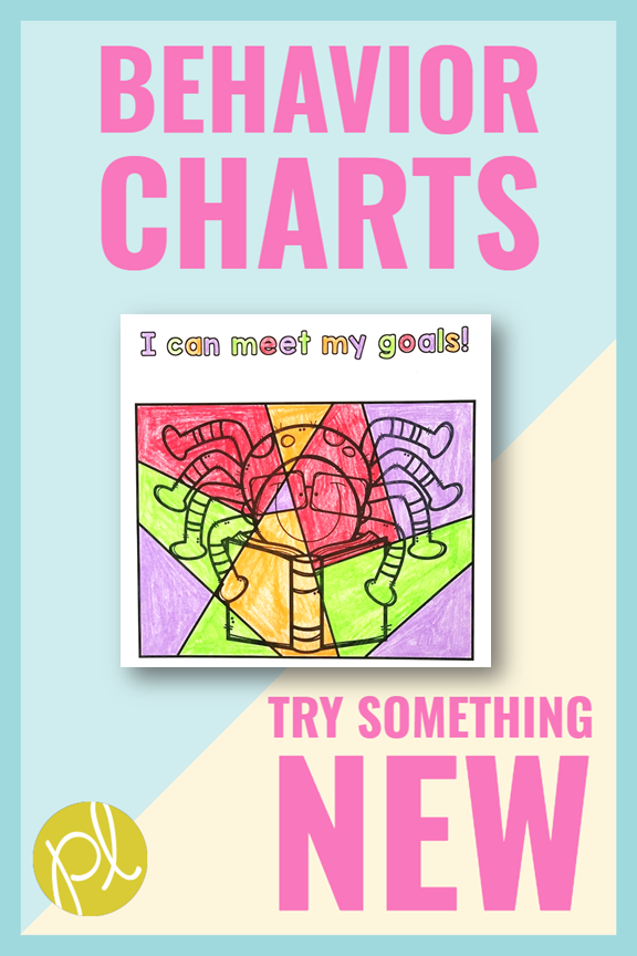 Positive Behavior Color by Code Charts - Positively Learning