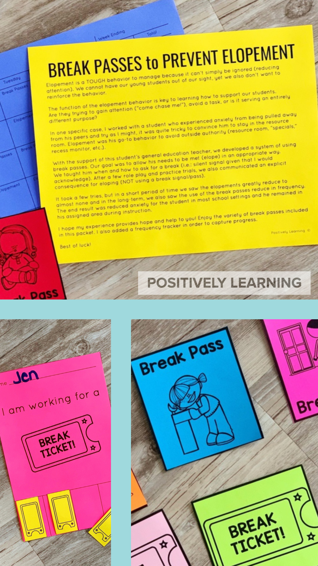 Break Passes - Positively Learning