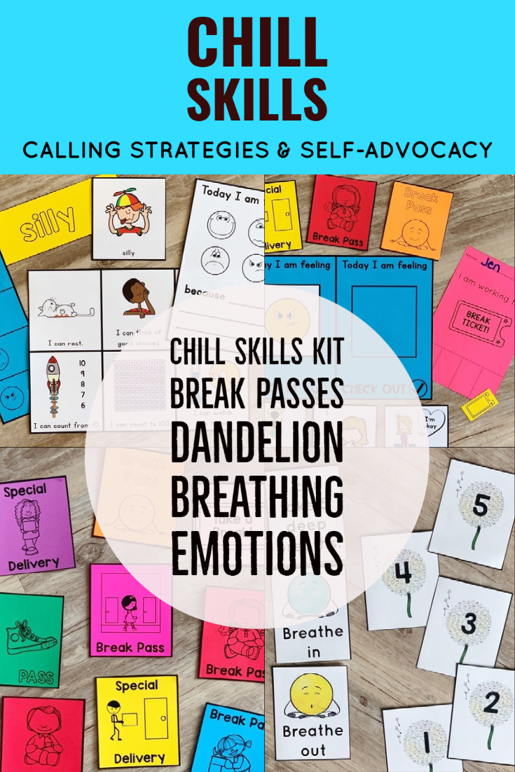 Chill Skills Calming Strategies - Positively Learning