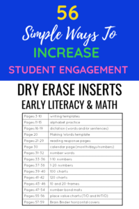 Dry Erase Pages for Small Groups - Positively Learning