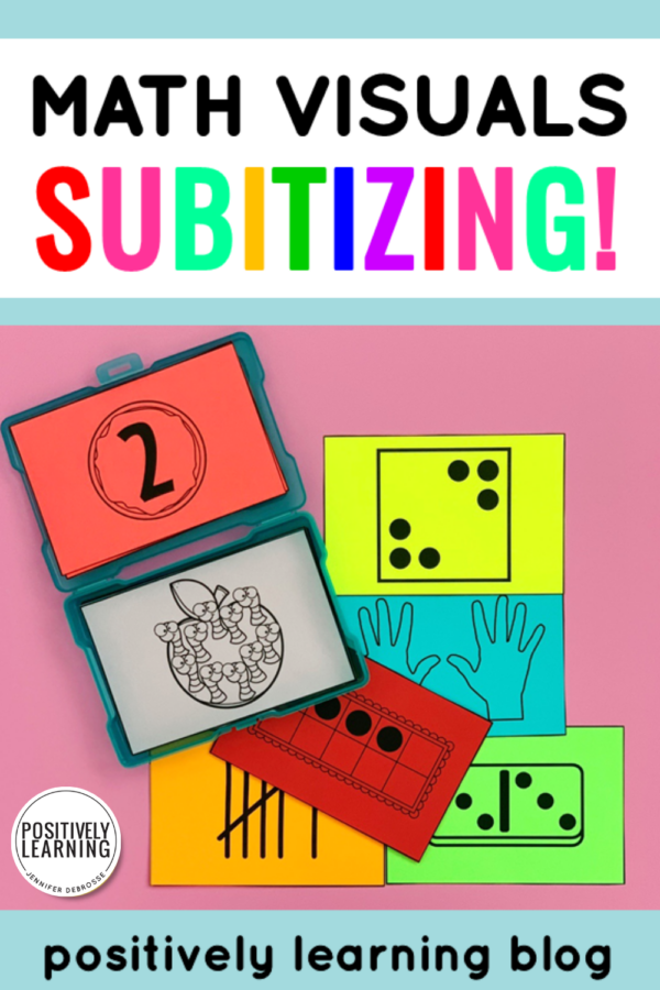Subitizing Visual Cards for 1-10 - Positively Learning