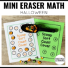Halloween Mini Eraser Math - Positively Learning