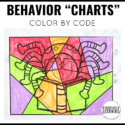 Positive Behavior Color by Code Charts - Positively Learning