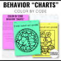 Positive Behavior Color by Code Charts - Positively Learning