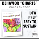 Positive Behavior Color by Code Charts - Positively Learning