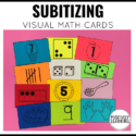 Subitizing Visual Cards for 1-10 - Positively Learning