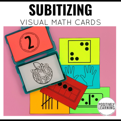 Subitizing Visual Cards for 1-10 - Positively Learning